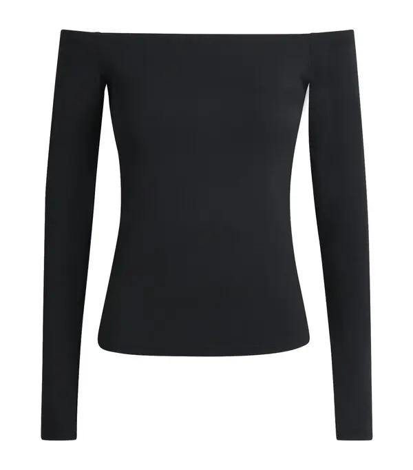 SKIMS Smooth Layers Off-the-shoulder Top