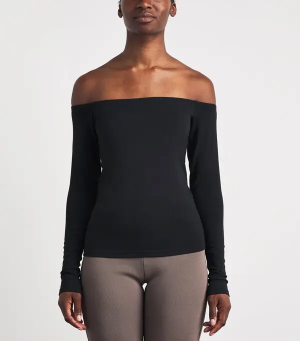 SKIMS Smooth Layers Off-the-shoulder Top