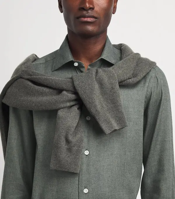 100HANDS Herringbone Shirt