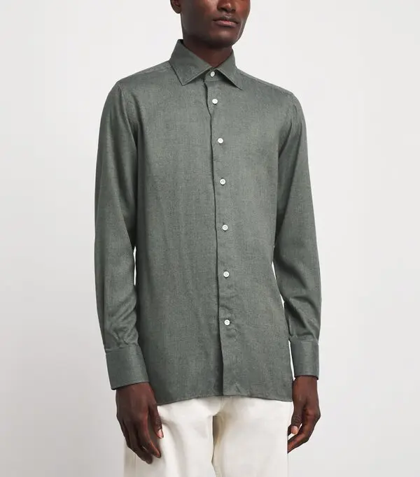 100HANDS Herringbone Shirt