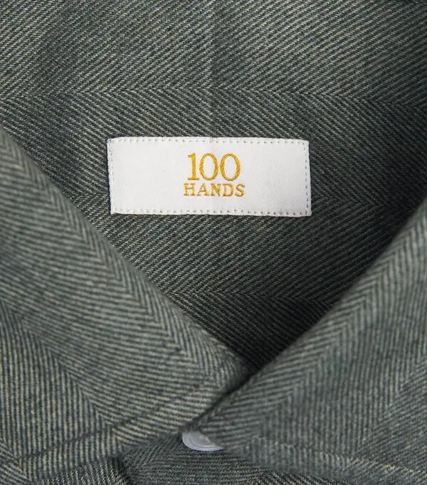 100HANDS Herringbone Shirt