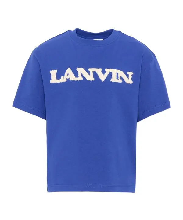 LANVIN Logo Patch Crewneck T-shirt