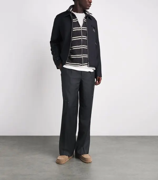 DOMREBEL Virgin Wool Bully Trousers