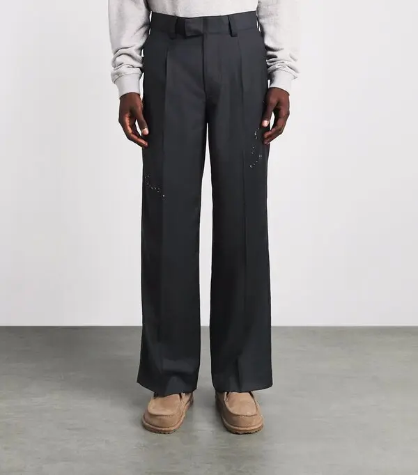 DOMREBEL Virgin Wool Bully Trousers