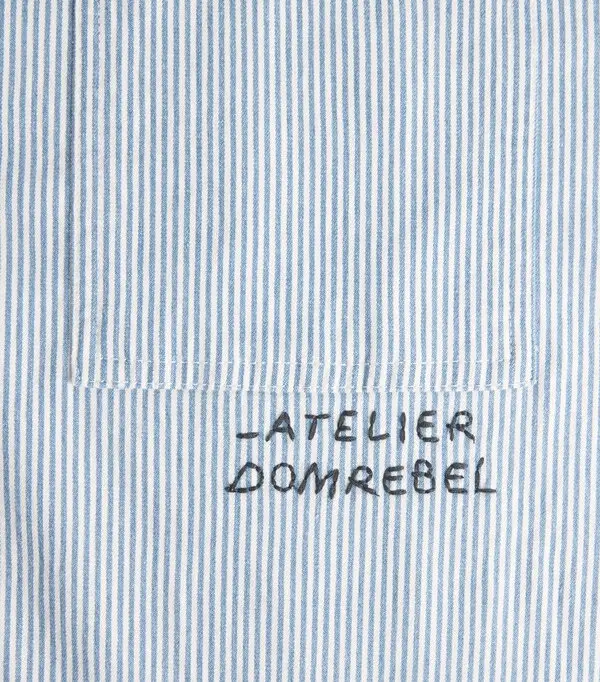 DOMREBEL Stripe Indie Denim Overshirt