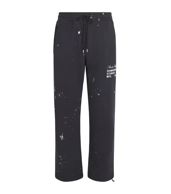 DOMREBEL Cotton Staff Sweatpants - Black