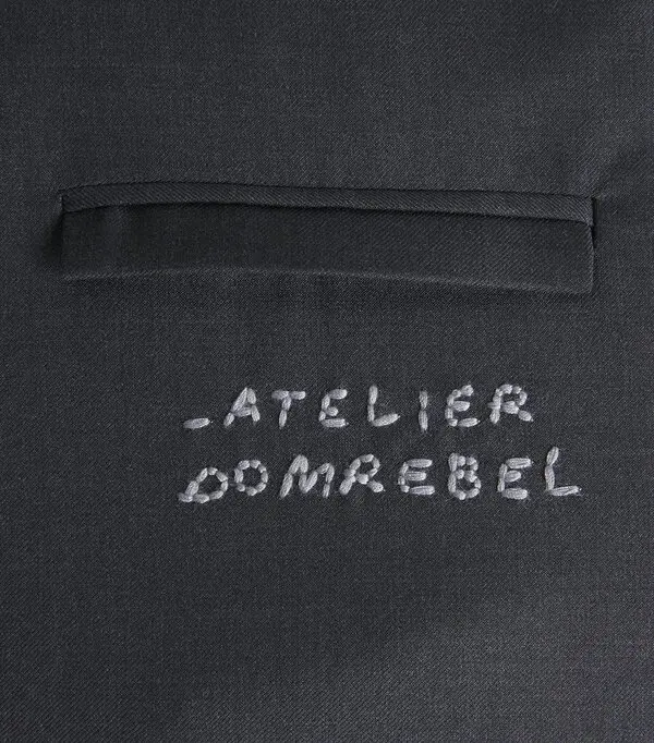 DOMREBEL Virgin Wool Backstage Bomber Jacket