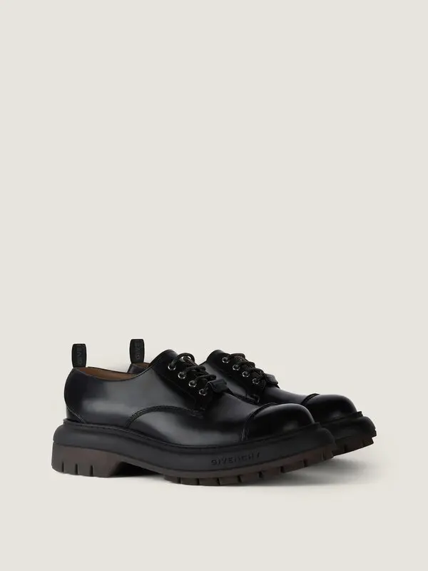Givenchy Leather Cargo Derbies