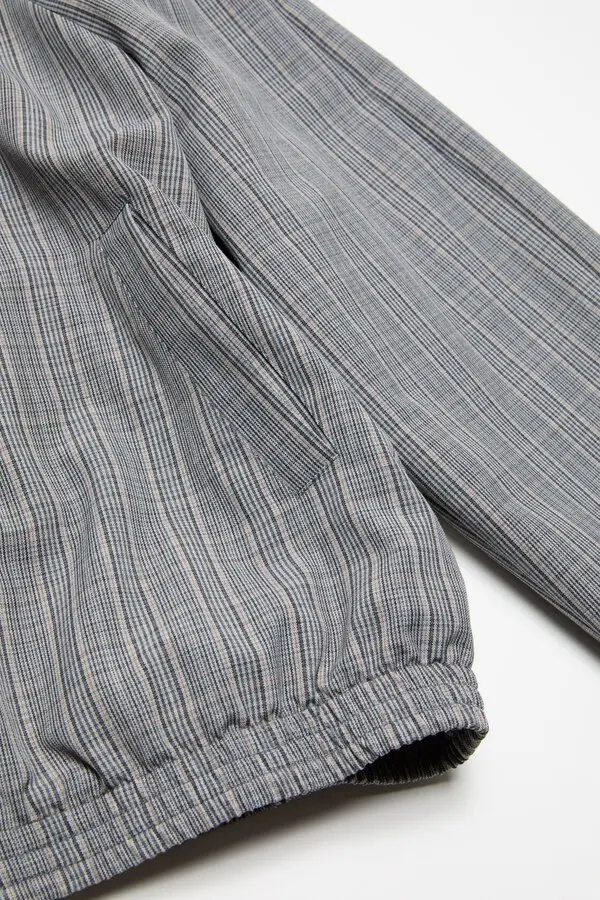 Acne Studios Plaid Zip Jacket - How Gray