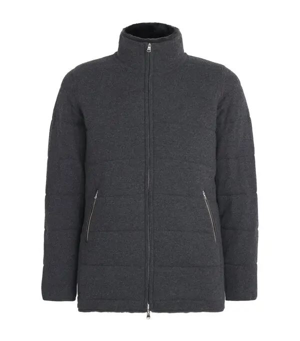N.peal Cashmere Fur-lined Jacket