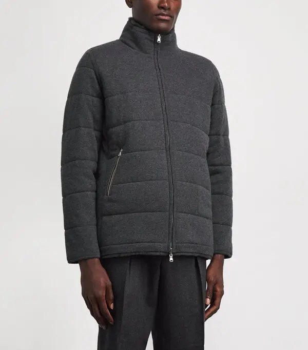 N.peal Cashmere Fur-lined Jacket