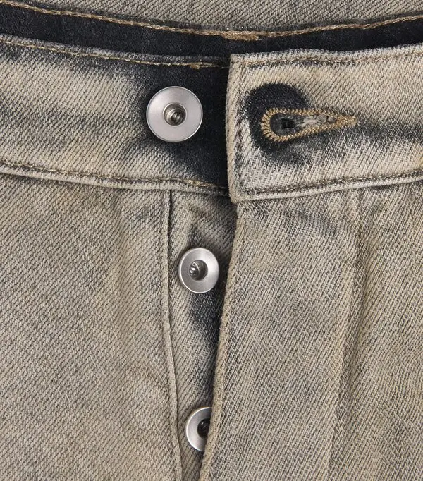 Rick Owens Bolan Cut-off Denim Shorts