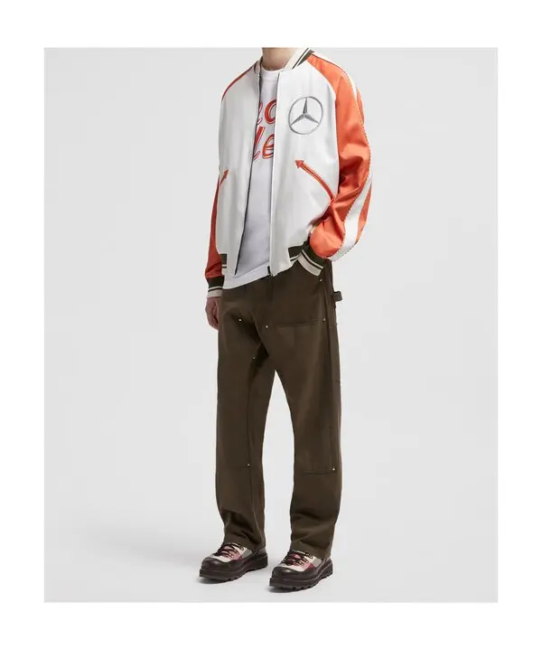 Moncler X Mercedes-benz Reversible Satin Bomber Jacket