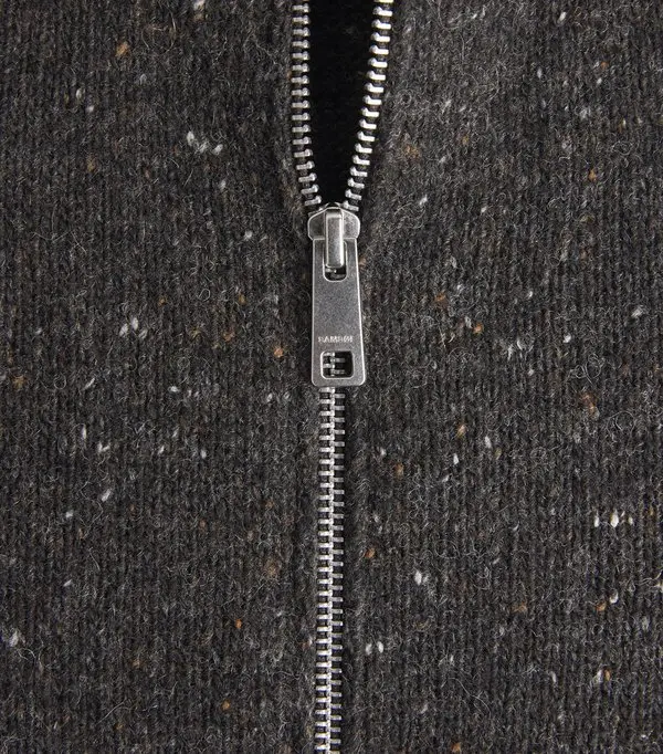 SAMSØE SAMSØE Wool-blend Sanate Zip-up Cardigan
