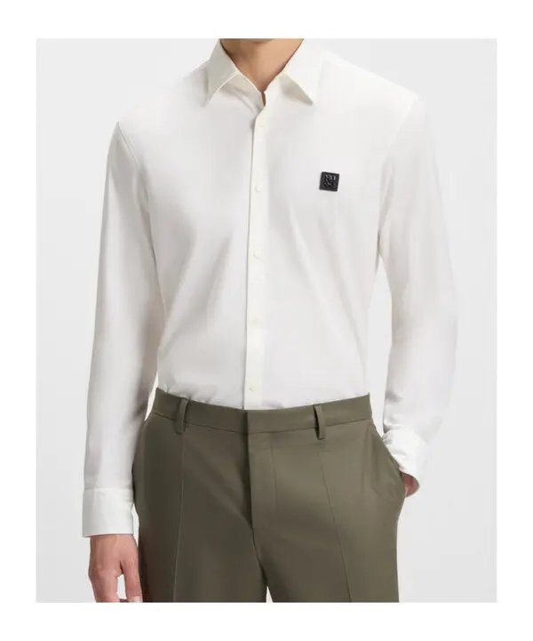 Hugo Boss Logo-patch Shirt