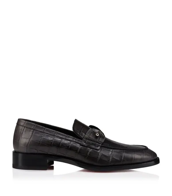 CHRISTIAN LOUBOUTIN Chambelimoc Leather Loafers