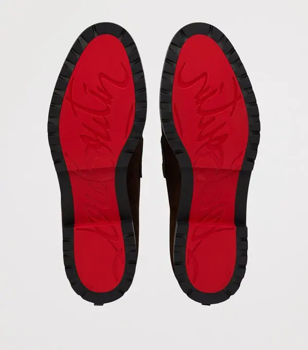 CHRISTIAN LOUBOUTIN Cavavin Suede Derby Shoes