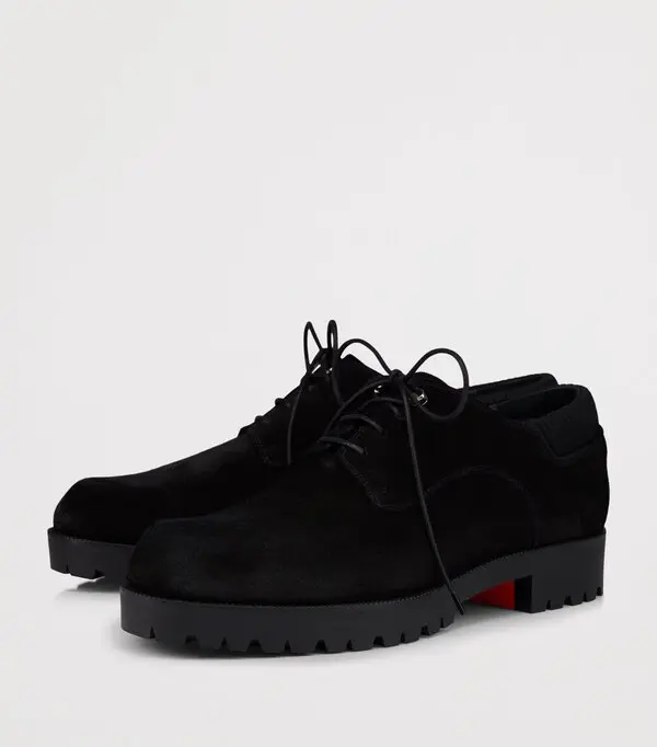 CHRISTIAN LOUBOUTIN Cavafield Suede Derby Shoes