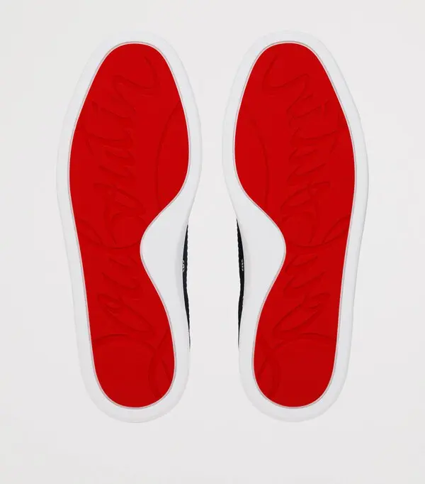 CHRISTIAN LOUBOUTIN Retero Leather Low-top Sneakers