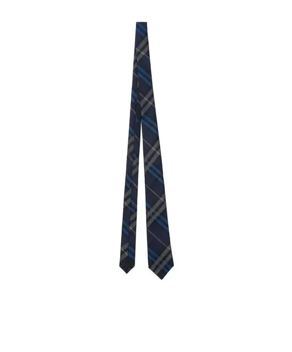 Burberry Check Pattern Pointed-tip Tie