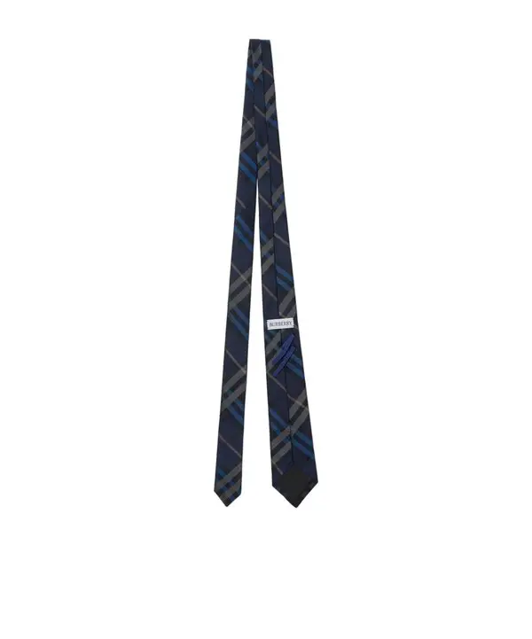 Burberry Check Pattern Pointed-tip Tie