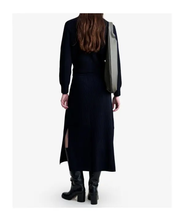 A.p.c. Marisa Cardigan Navy Wool Cardigan