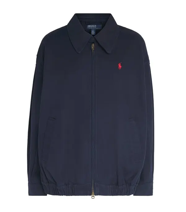 Polo Ralph Lauren Cotton Oversized Windbreaker Jacket