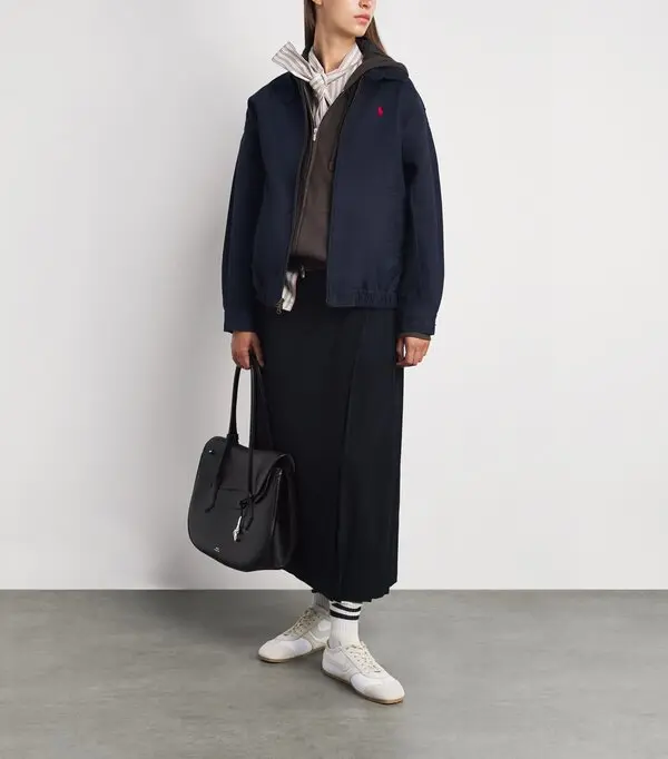 Polo Ralph Lauren Cotton Oversized Windbreaker Jacket