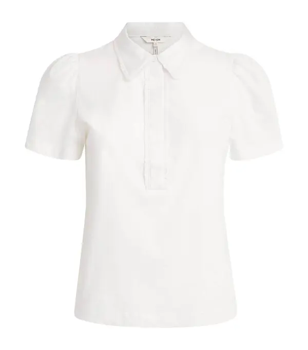 ME+EM Frill-trim Layering Shirt