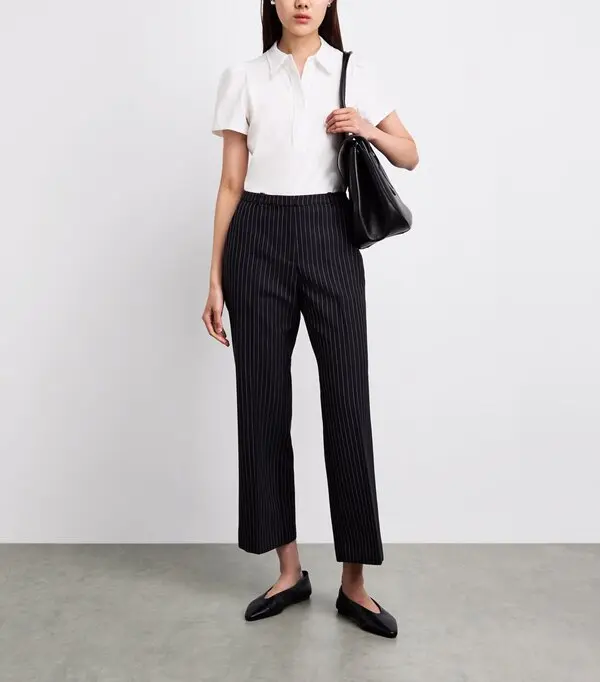 ME+EM Frill-trim Layering Shirt