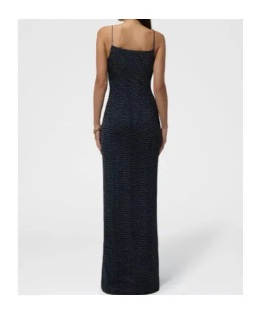 Missoni Long Viscose Lamé Dress With Hood