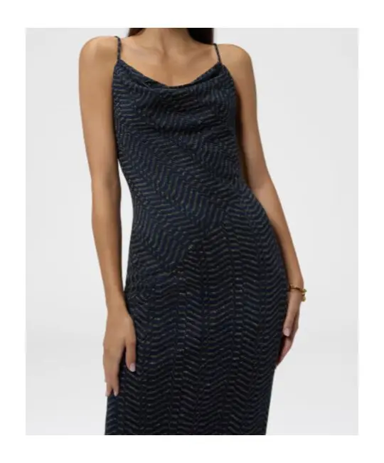 Missoni Long Viscose Lamé Dress With Hood