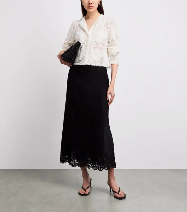 ME+EM Lace Cropped Jacket