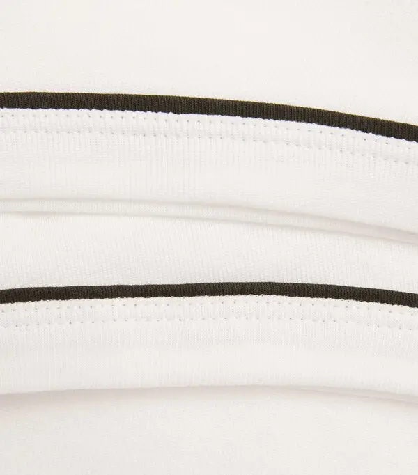 ME+EM Cotton-modal Contrast-trim T-shirt