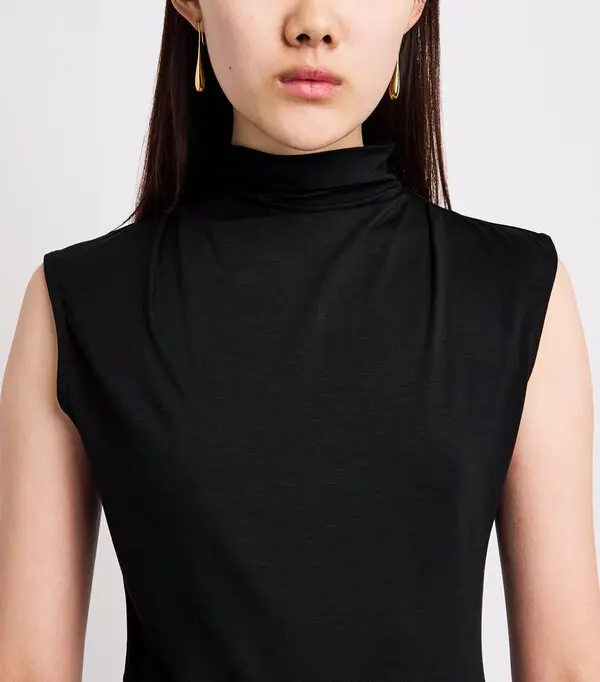 ME+EM Sleeveless Draped Top
