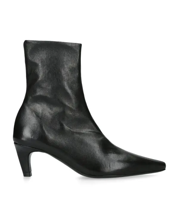 JUDE Leather Cave Ankle Boots 55