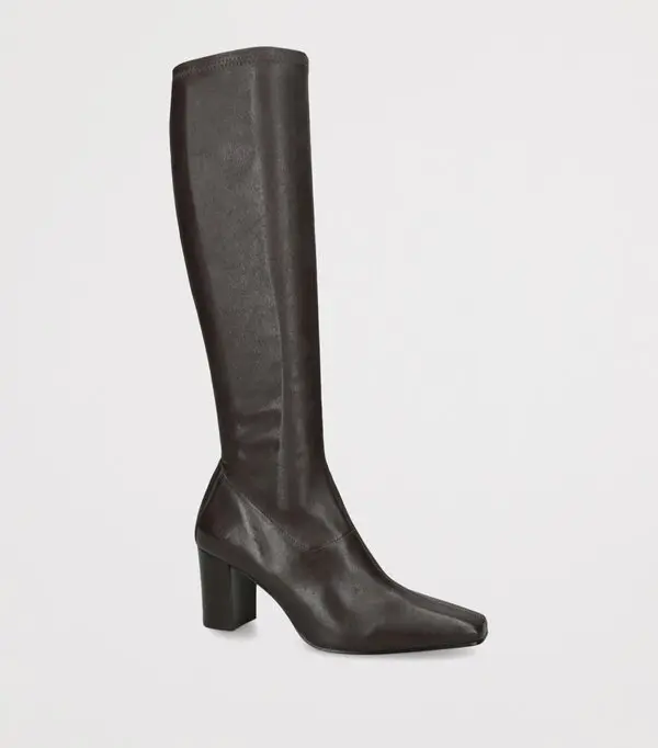 JUDE Shirakabegura Memo Leather Knee-high Boots 95