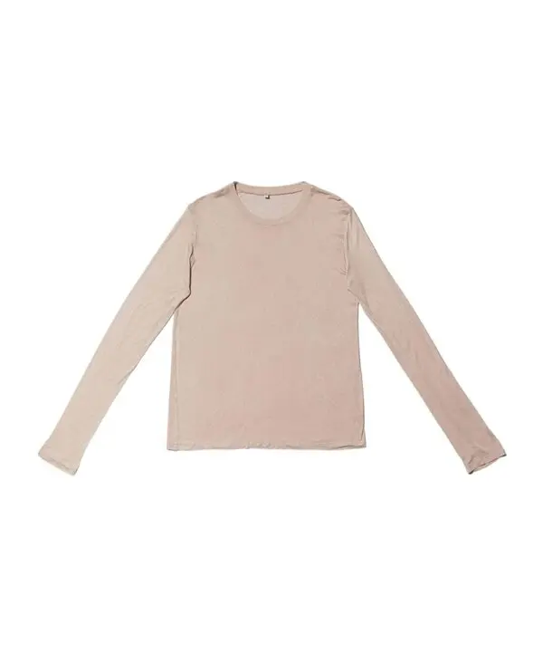 BASERANGE Long-sleeve Round-neck Top - Haptic