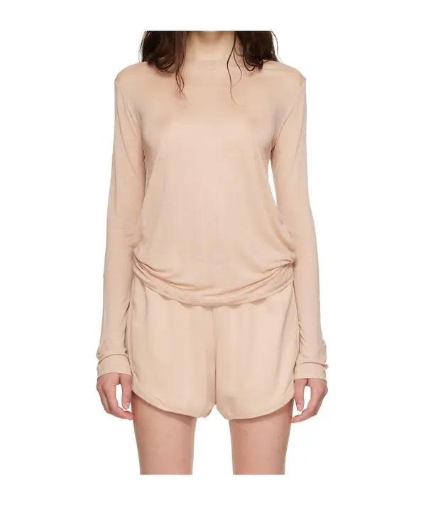 BASERANGE Long-sleeve Round-neck Top