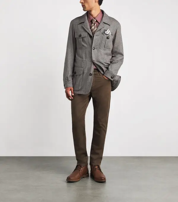 Purdey Wool-silk-cashmere Kalahari Jacket