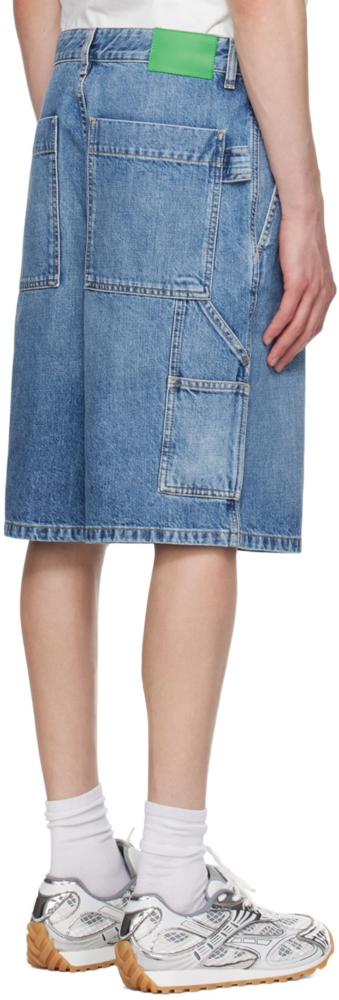 Bottega Veneta Vintage Cargo Denim Shorts