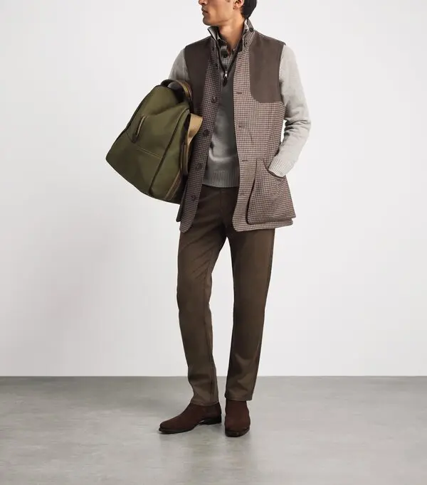 Purdey Wool-cashmere Tweed Gilet
