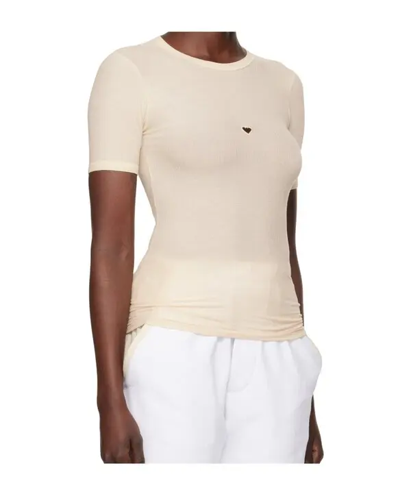 BASERANGE Cut-out T-shirt - Nude