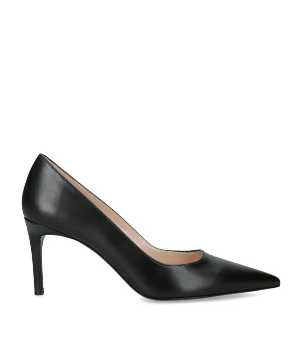 STUART WEITZMAN Leather Power Pumps 75