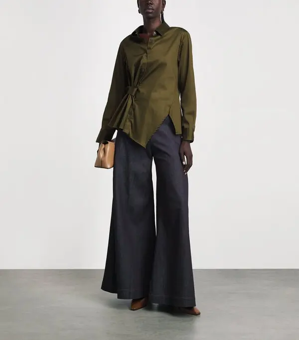 Palmer//harding Elara High-rise Wide-leg Jeans