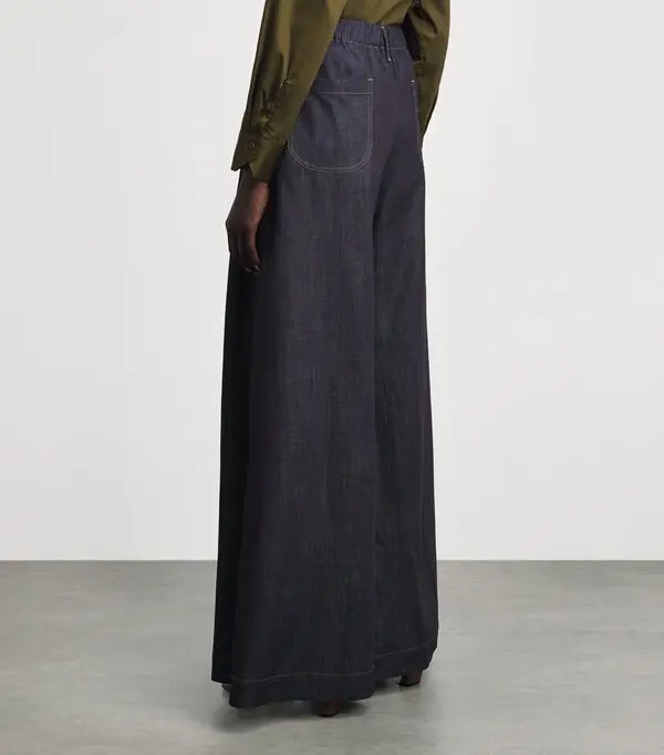 Palmer//harding Elara High-rise Wide-leg Jeans