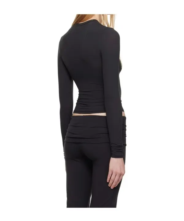 SKIMS Long-sleeved T-shirt - Black