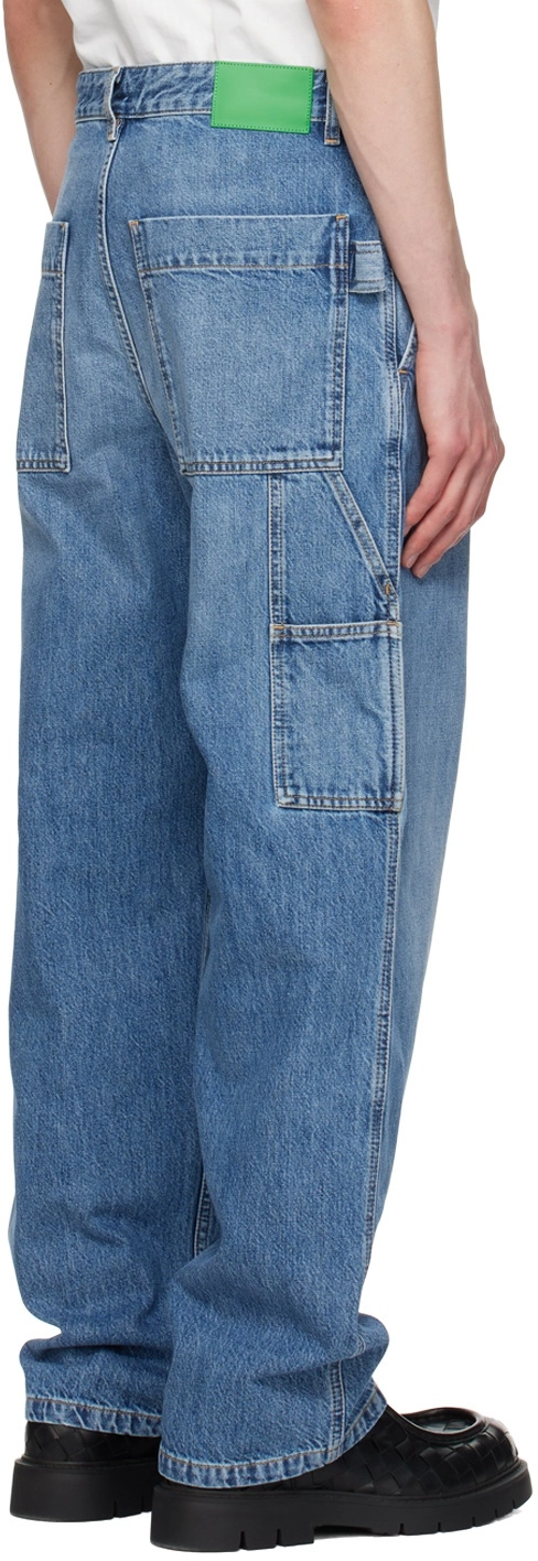 Bottega Veneta Vintage Cargo Jeans - Medium Blue