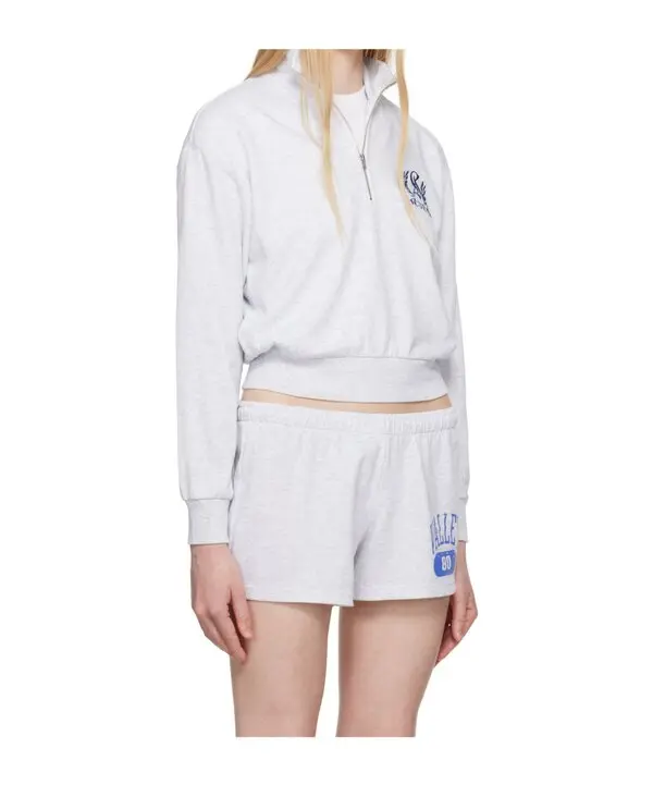 SKIMS Half-zip Long-sleeved Sweatshirt