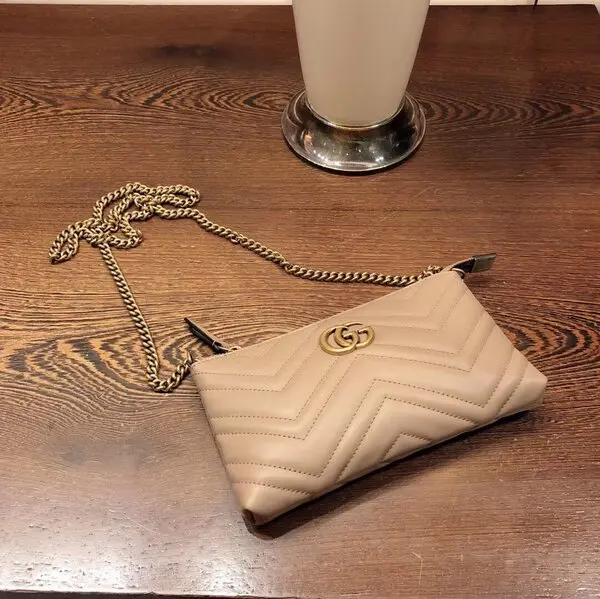 Gucci Gg Marmont Mini Chain Bag